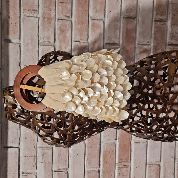 twos co. | Bags | Twos Company Natural Shell Handbag | Poshmark